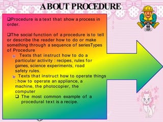 PPT PROCEDURE TEXT KELAS 9.pptx