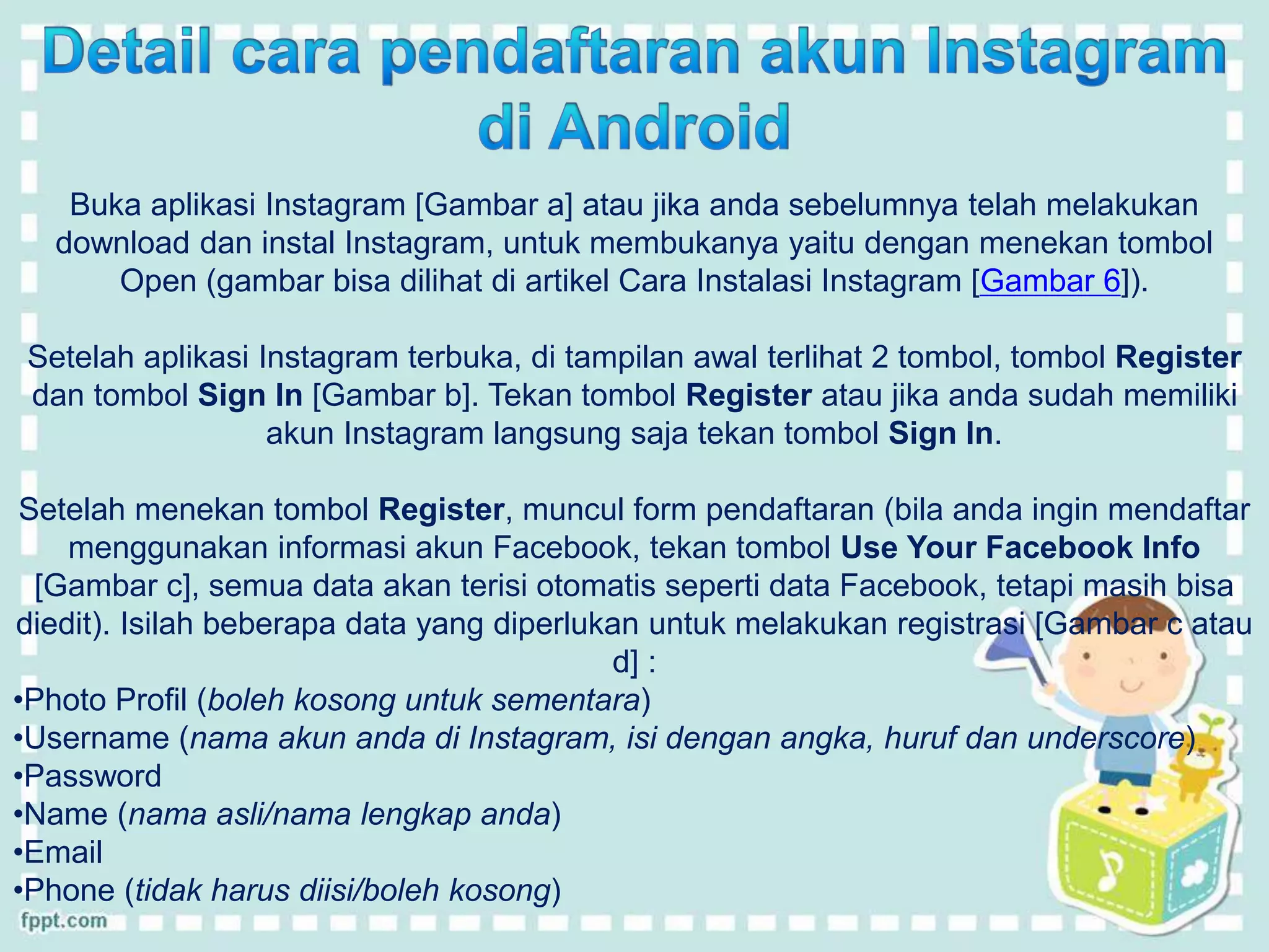 Pengertian Instagram | PPT