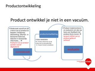 Ppt productontwikkeling | PPTX