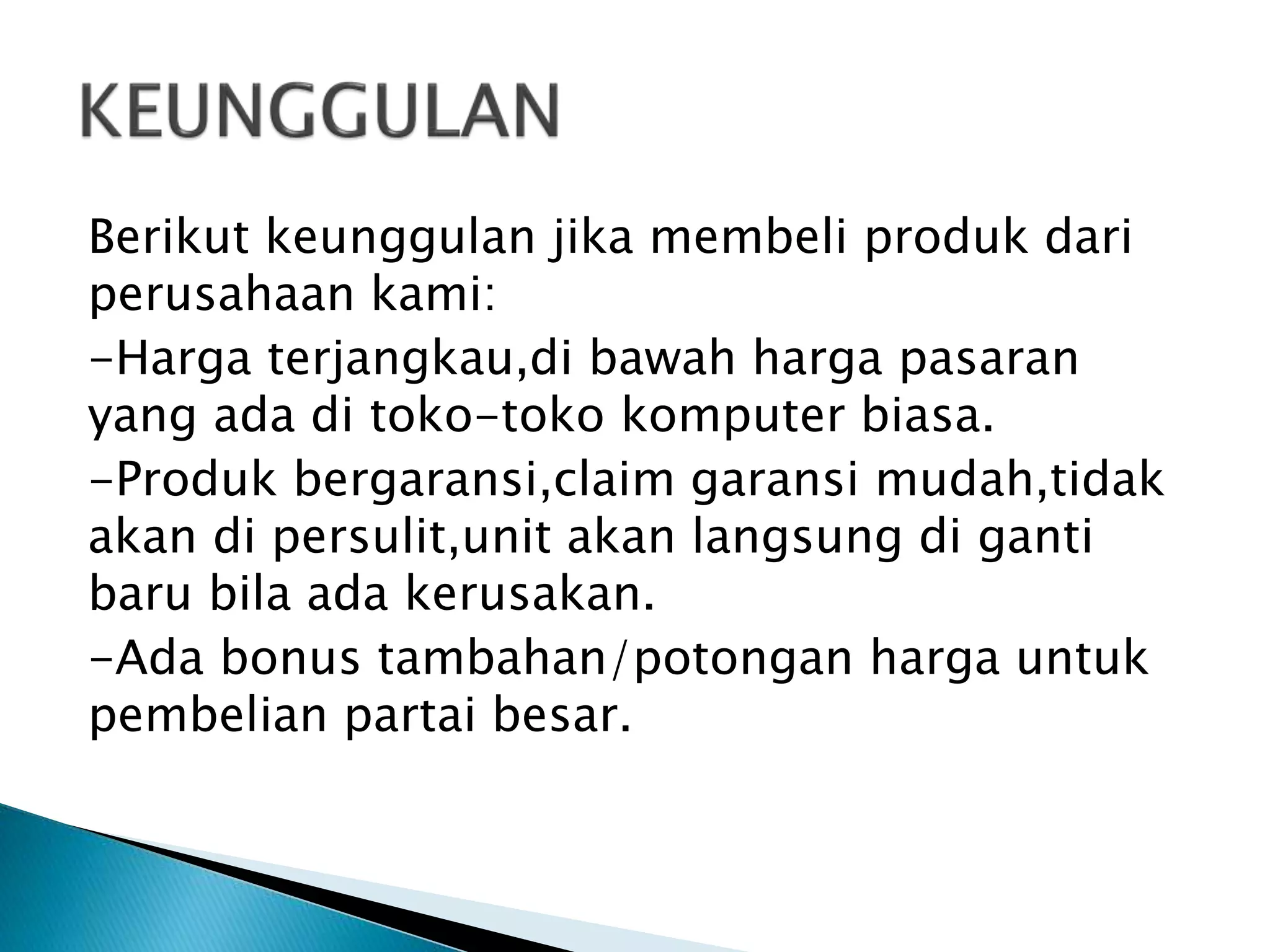 Ppt produk barang | PPTX