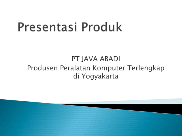 Ppt produk barang | PPTX