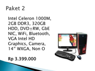 Ppt produk barang | PPTX