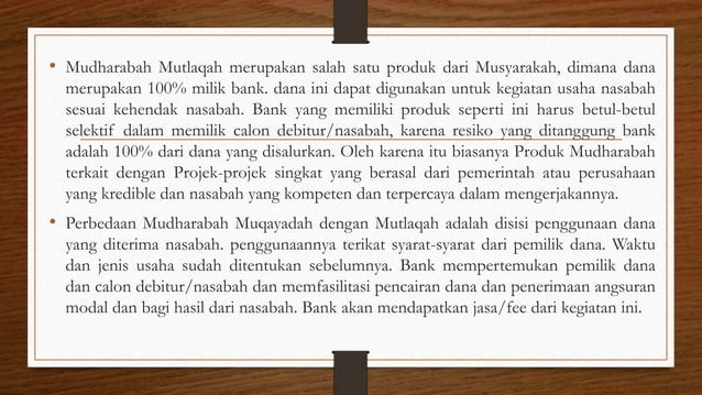 Powerpoint produk dan jasa perbankan syariah | PPTX