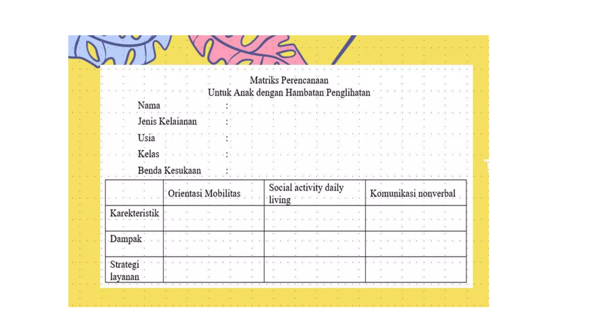 Profil dan matriks rev | PPTX
