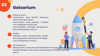 PPT PROFIL TECHNOPRENEUR................ | PPTX