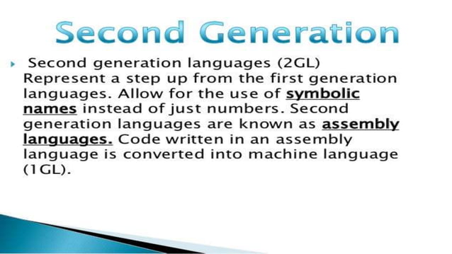 Ppt On Programming Language And Its Types And Generation Ppt