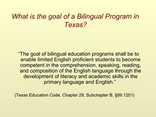 Ppt program models and features of bilingual and esl programs (1) 5 | PPT