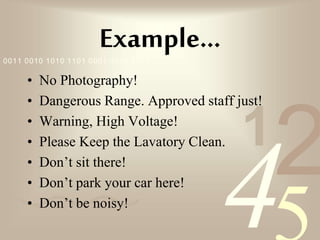 Ppt prohibition and warning xi ipa | PPT