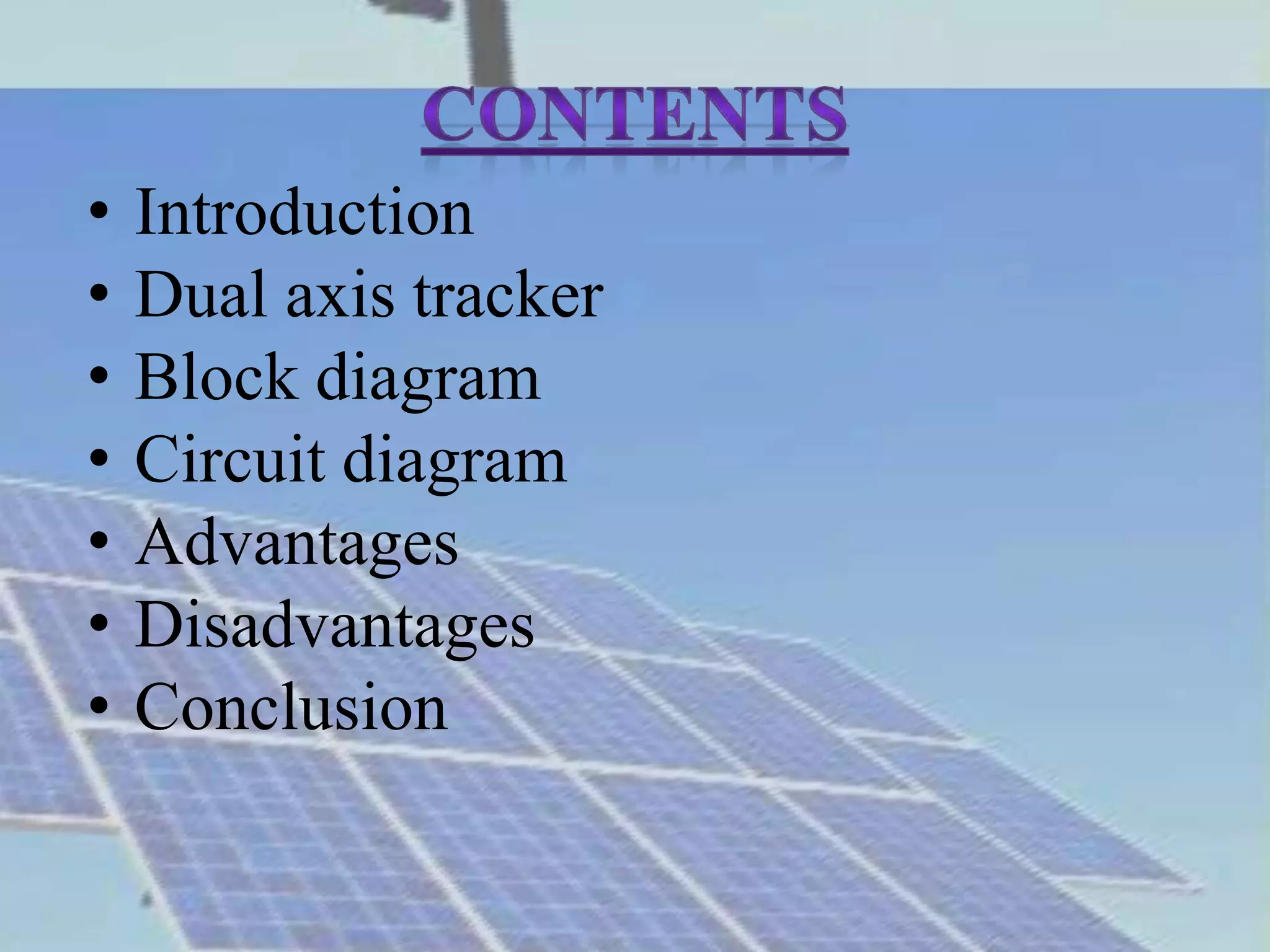 solar tracking system ppt | PPTX