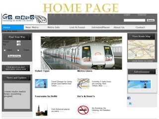 Ppt on Go-Metro | PPTX