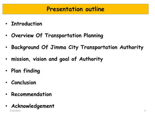 transportation planning | PPTX