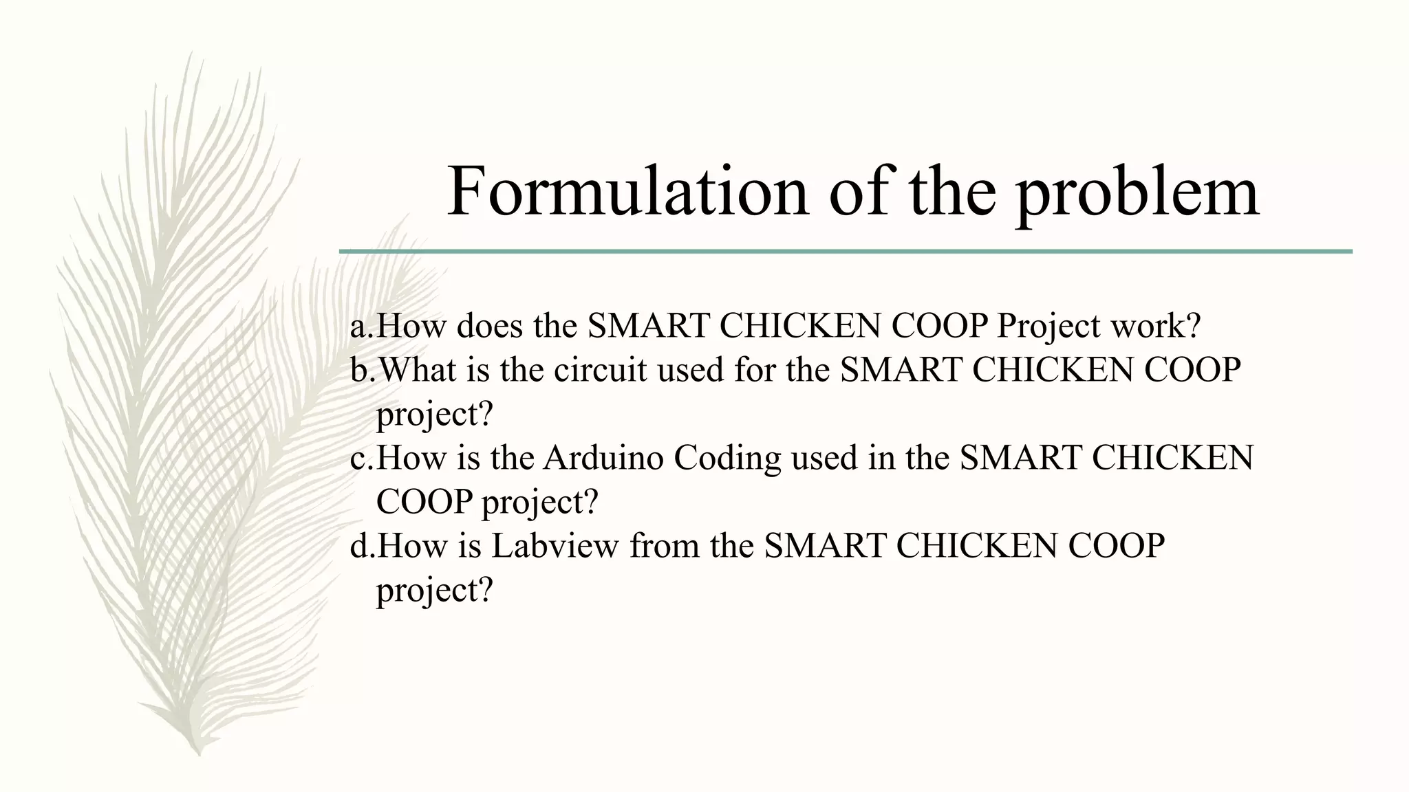 Project Instrumentasi - SMART CHICKEN COOP | PPT