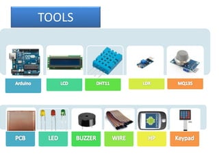 GREEN HOUSE MONITORING SYSTEM BASED ON ARDUINO UNO | PPTX