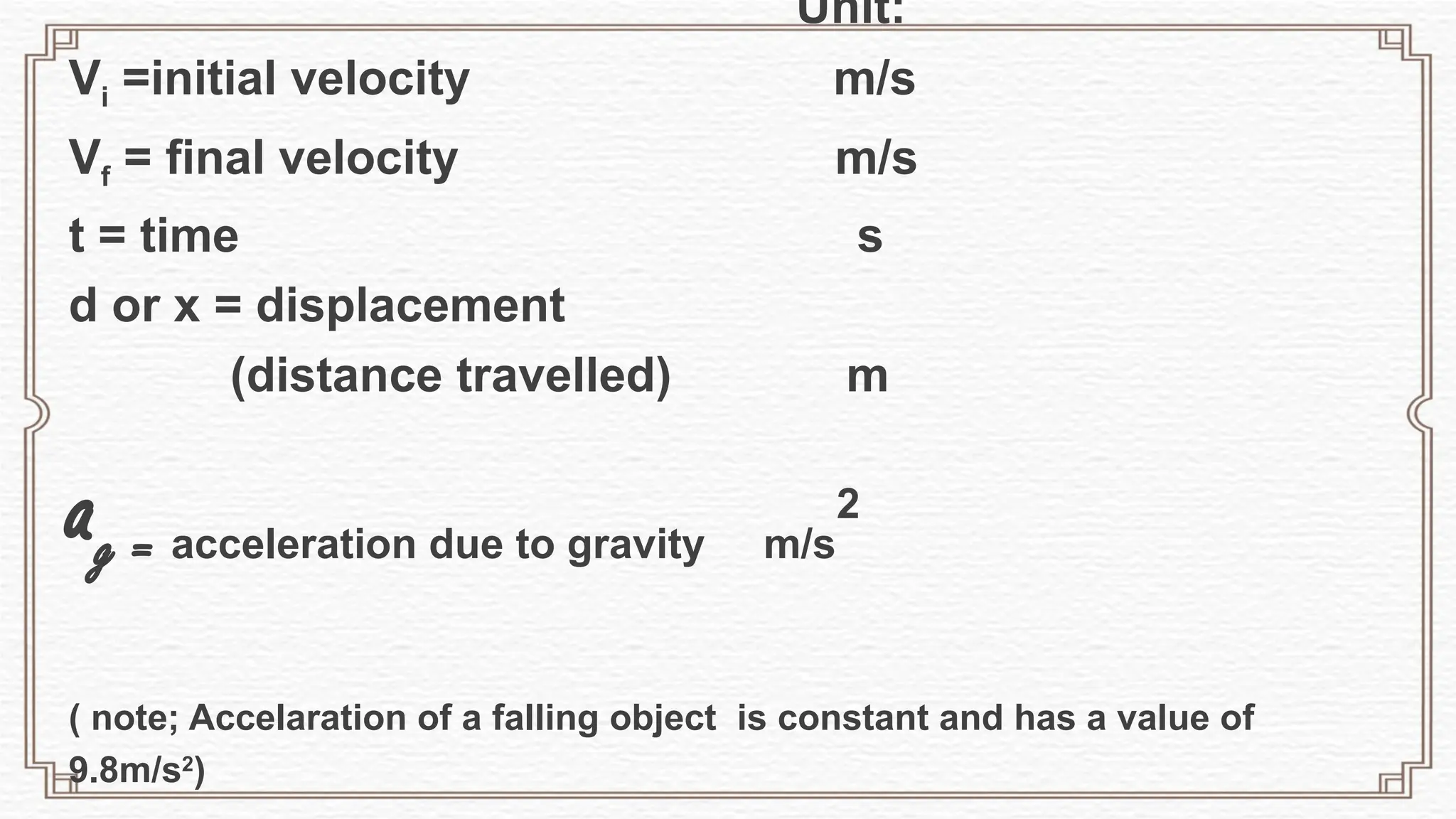 ppt projectile motion calculation.pptX 9 | PPTX