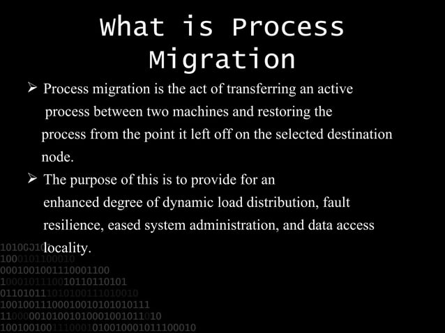 Ppt project process migration | PPT