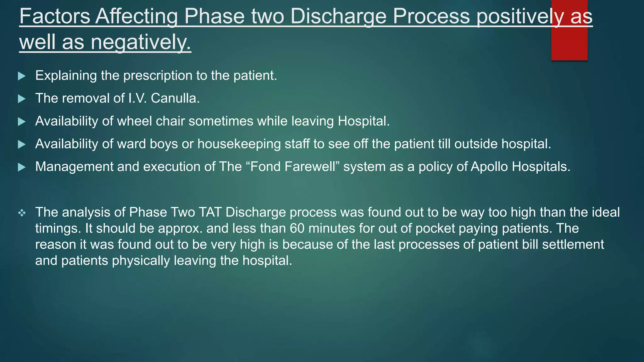 Patient Discharge Process in Corporate Hospital _ PPT | PPTX
