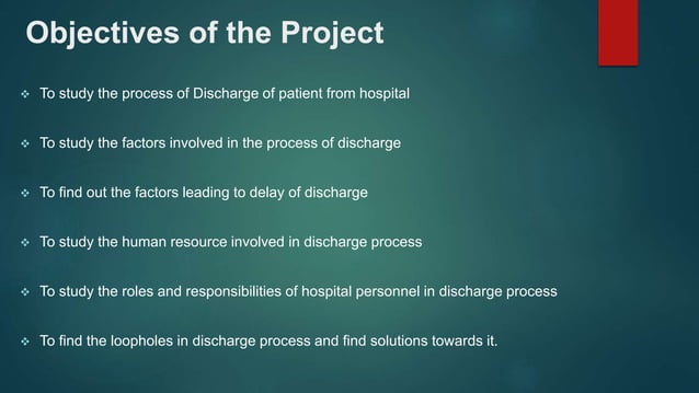Patient Discharge Process in Corporate Hospital _ PPT | PPTX