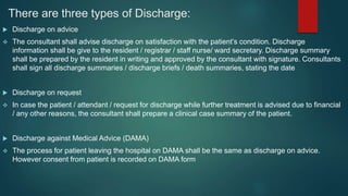 Patient Discharge Process in Corporate Hospital _ PPT | PPTX