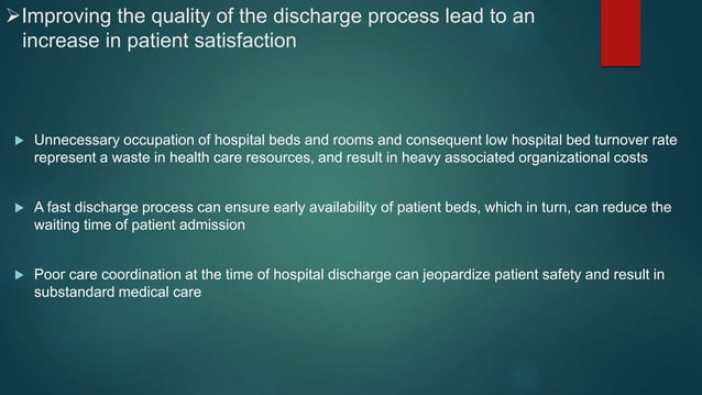 Patient Discharge Process in Corporate Hospital _ PPT | PPTX
