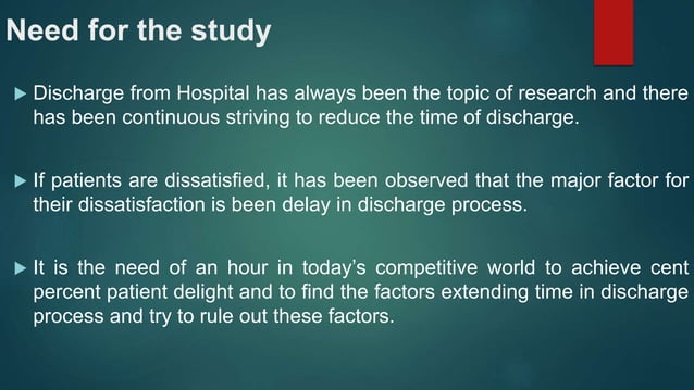 Patient Discharge Process in Corporate Hospital _ PPT | PPTX