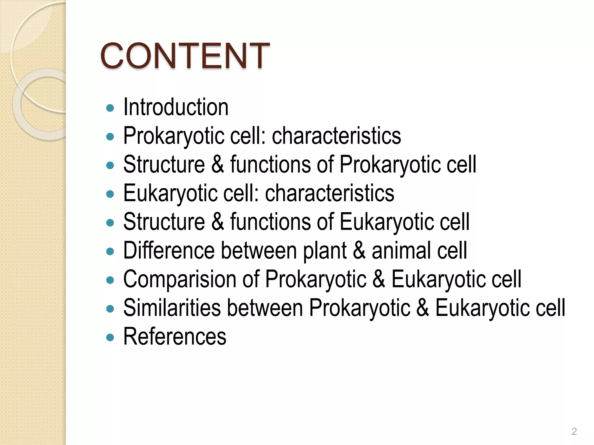 prokaryotic and eukaryotic cell | PPTX