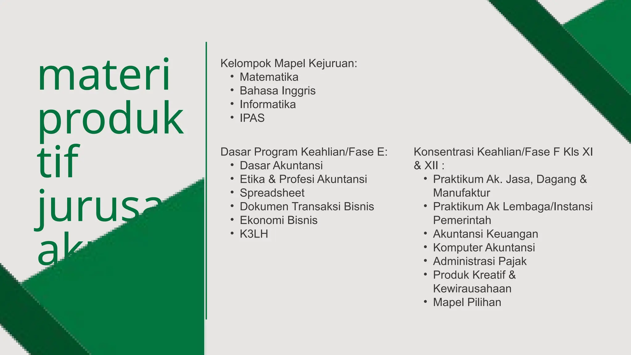 PPT PROGRAM KERJA JURUSAN AKUNTANSI KEUANGAN | PPTX