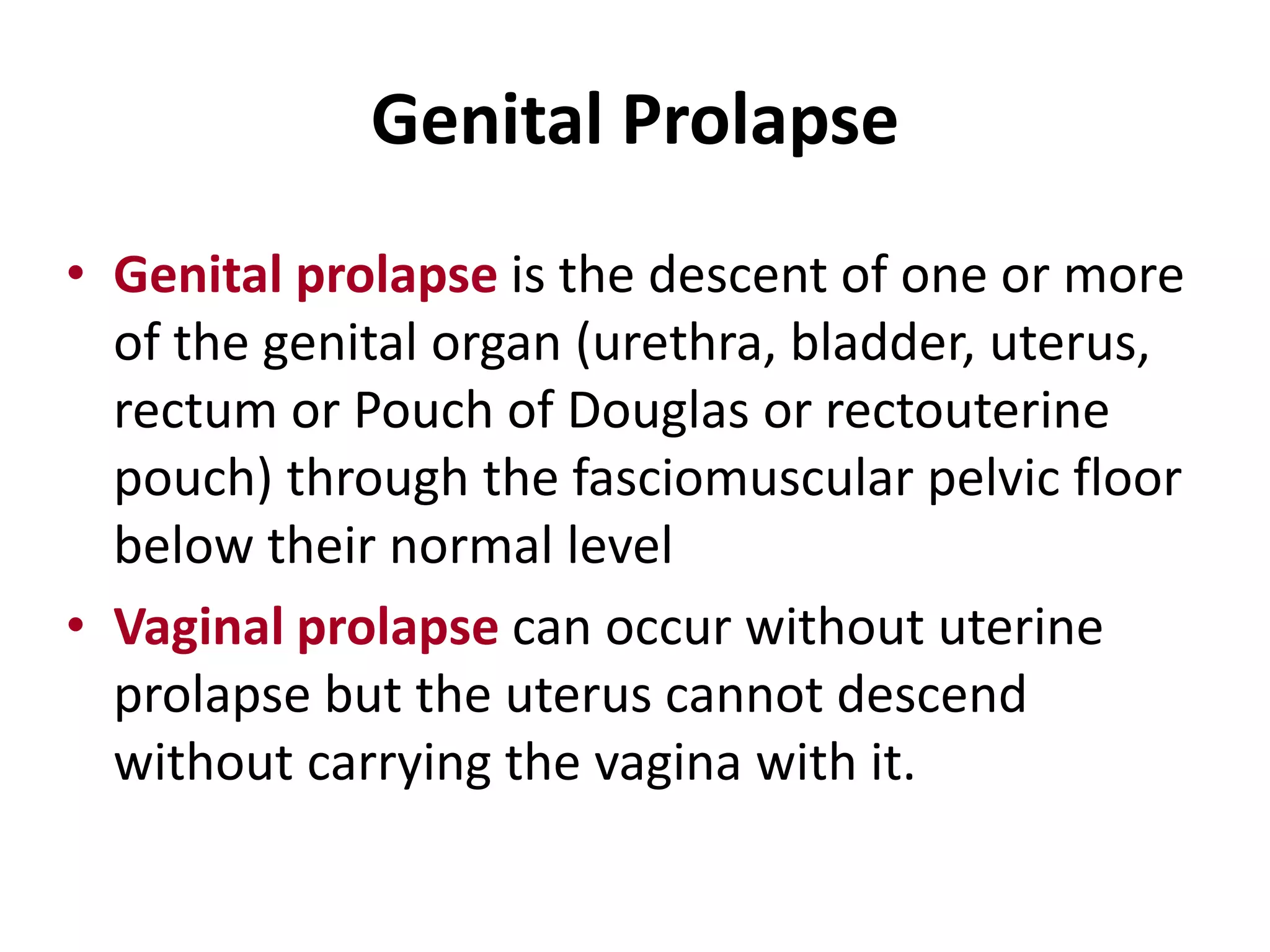 PPT Prolapse.ppt