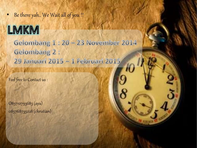 Ppt promosi lmkm llkm | PPT