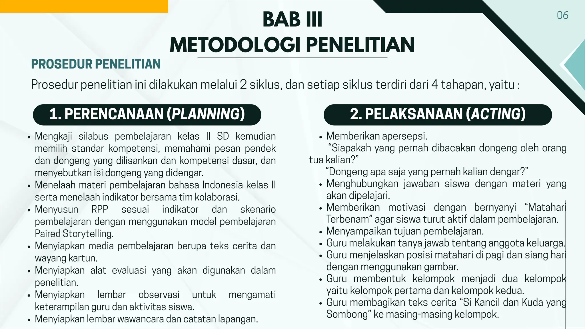 PPT PROPOSAL Penelitian Tindakan Kelas KEL 6 | PDF