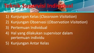 prosedur dan teknik supervisi | PPTX