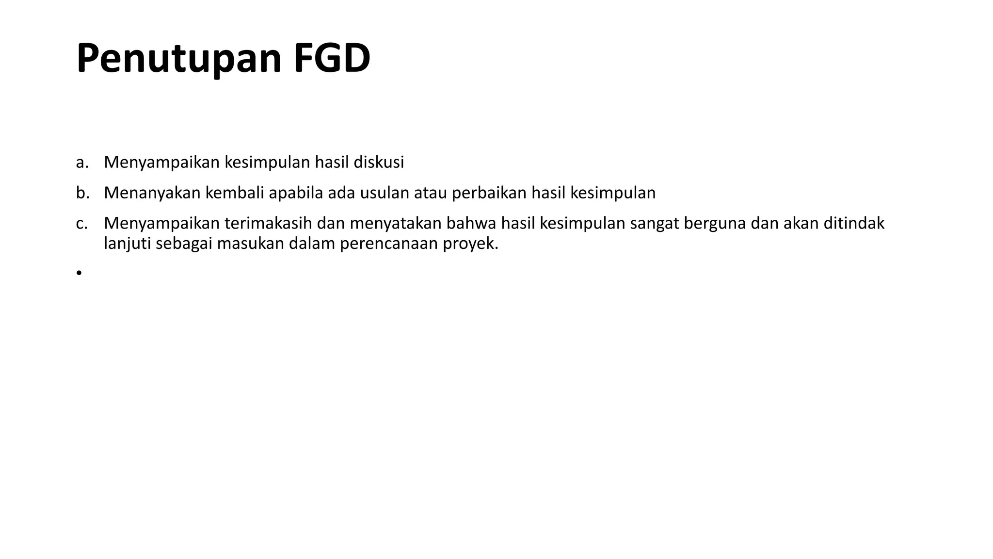 PPT Prosedur Pelaksanaan FGD pada Program Studi | PPTX