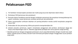 PPT Prosedur Pelaksanaan FGD pada Program Studi | PPTX