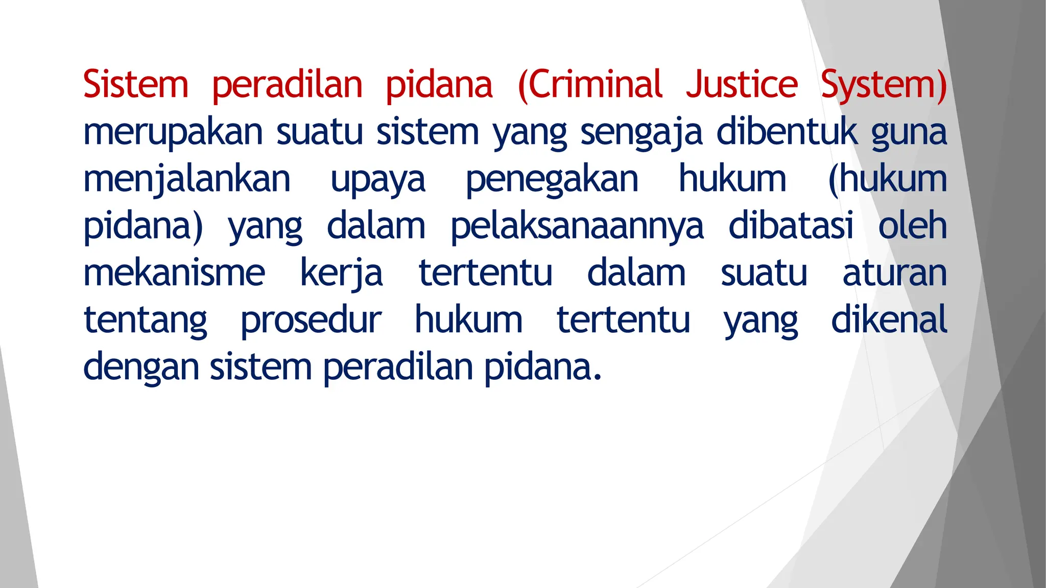 PPT PROSES PERADILAN PIDANA .BY NINA RAHAYU BELIApptx | PPTX