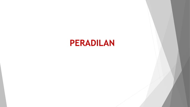 PPT PROSES PERADILAN PIDANA .BY NINA RAHAYU BELIApptx | PPTX