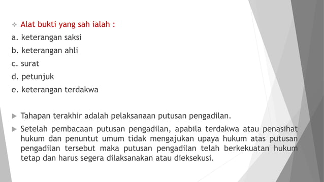 PPT PROSES PERADILAN PIDANA .BY NINA RAHAYU BELIApptx | PPTX