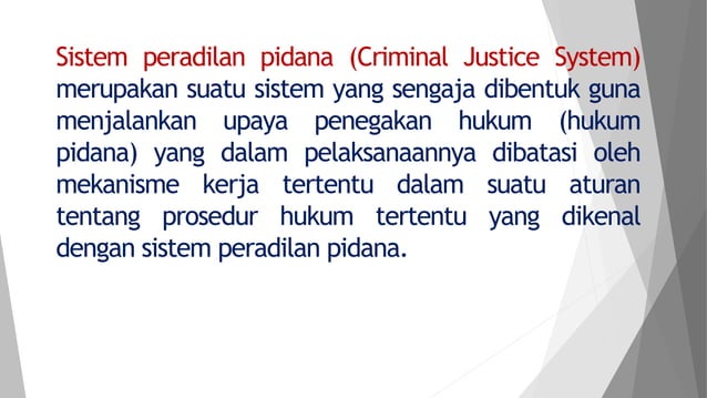 PPT PROSES PERADILAN PIDANA .BY NINA RAHAYU BELIApptx | PPTX