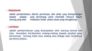 PPT PROSES PERADILAN PIDANA .BY NINA RAHAYU BELIApptx | PPTX