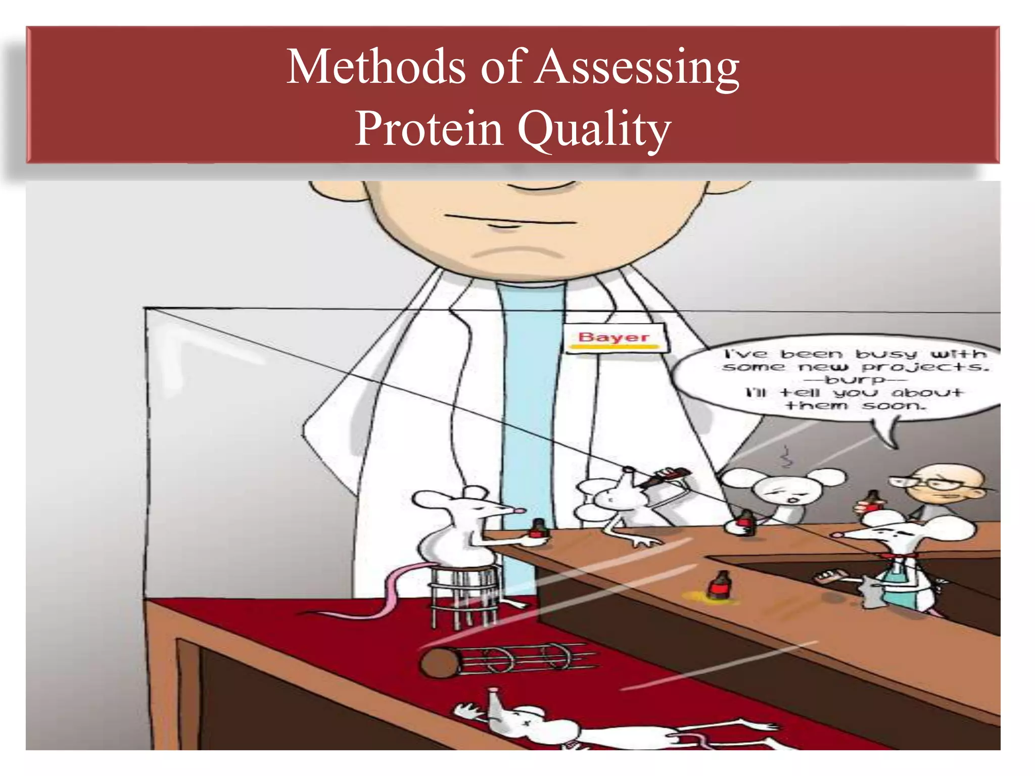 Ppt protein quality & novel protein sources | PPTX