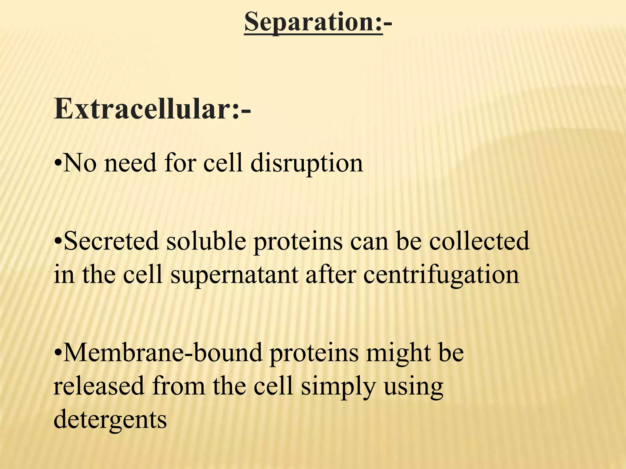 PPT protein separation and purification | PPTX