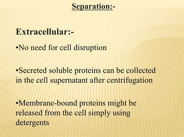 PPT protein separation and purification | PPTX | Biological Sciences ...