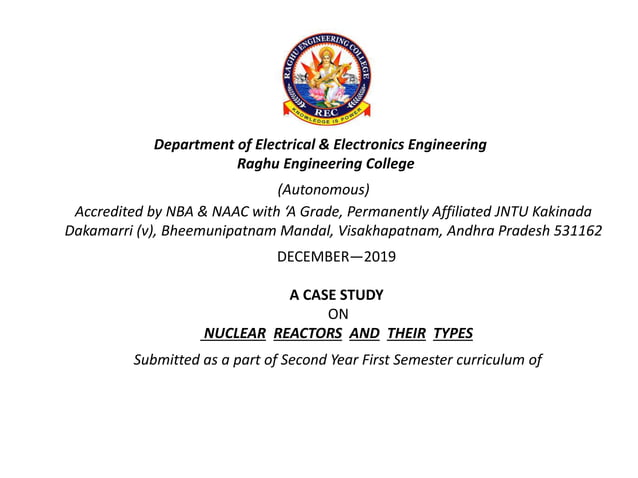 POWER SYSTEMS PPT OF NUCLEAR REACTORS AND THEIR TYPES | PPT