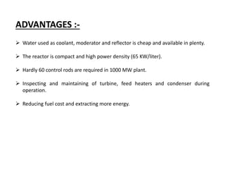 POWER SYSTEMS PPT OF NUCLEAR REACTORS AND THEIR TYPES | PPT