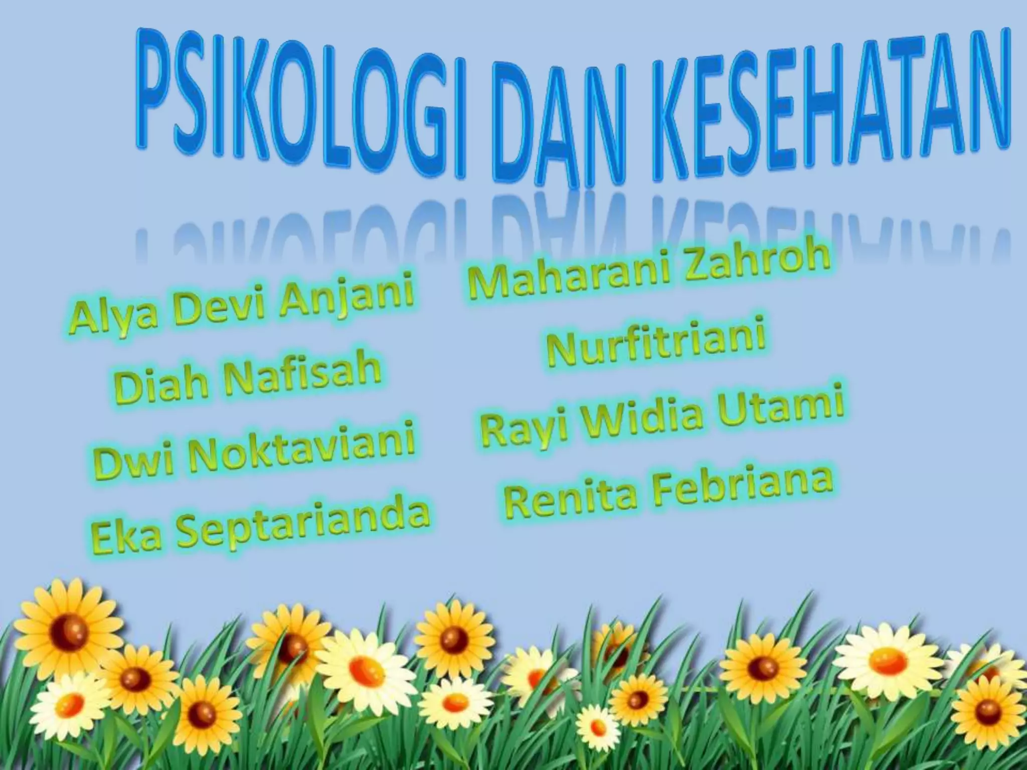 Psikologi Dan Kesehatan Pptx