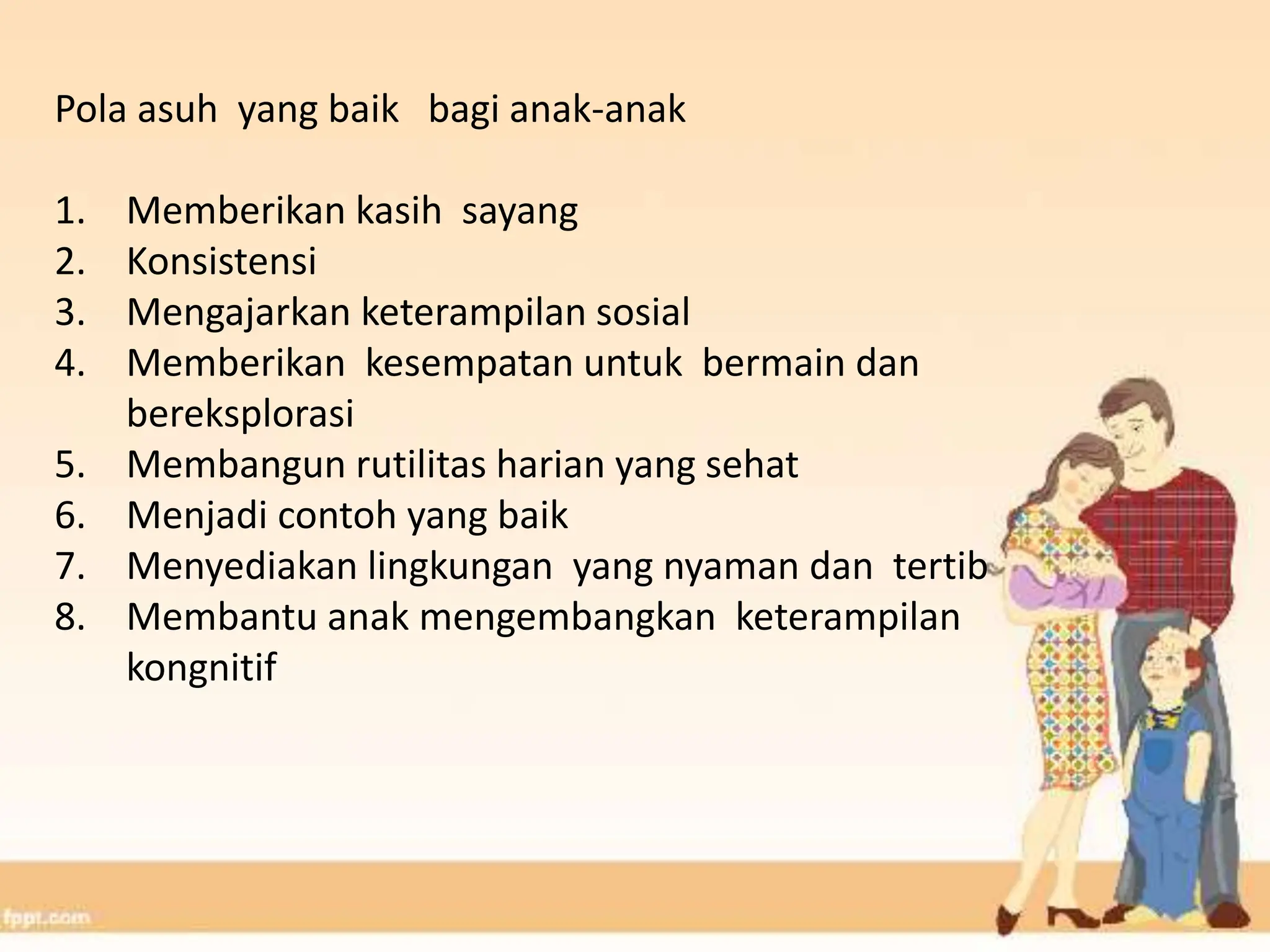 Psikologi perkembangan-pola asuh orangtua | PPTX