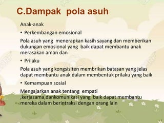 Psikologi perkembangan-pola asuh orangtua | PPTX