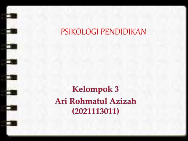 Ppt psikopend azizah | PPTX