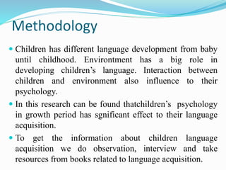Ppt psycholinguistic kelompok7 kelas A | PPTX