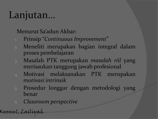 Ppt ptk (bab i) | PPTX