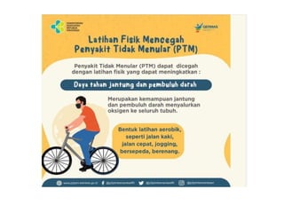 Penyuluhan PTM (Penyakit Tidak Menular) di Puskesmas adalah kegiatan penyuluhan yang dilakukan ...