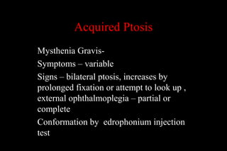 ptosis ppt | PPT